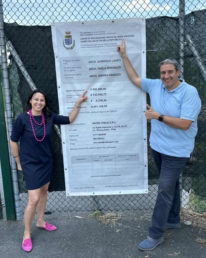 Corbetta: partiti i lavori per il nuovo campo da calcio in erba ...